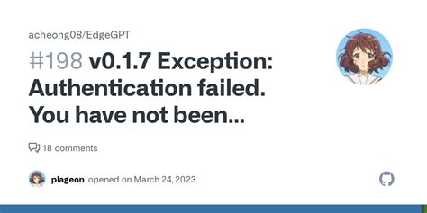 V0 1 7 Exception Authentication Failed You Have Not Been Accepted