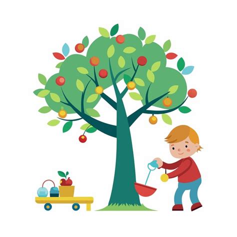 Premium Vector Different Types Of Trees Illustration