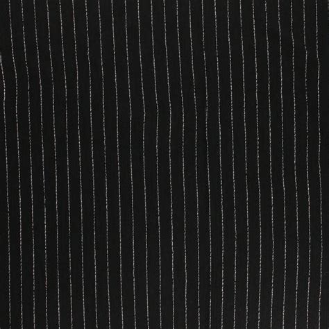 Tissu habillement Tissu voile de viscose froissé lurex noir MPM