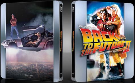 Back To The Future Trilogy 35th Anniversary 4K 2D Blu Ray SteelBooks