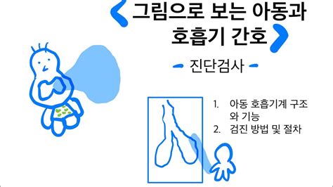 그림으로 풀어본 아동간호학 호흡기계1 구조와 기능 건강사정 Youtube