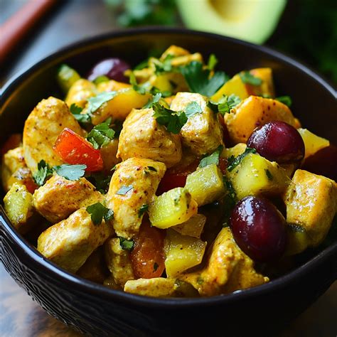 How To Make The Best Fruity Curry Chicken Salad At Home