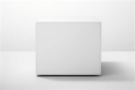 Premium Photo White Box Design