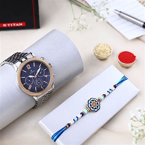 Buysend Titan Blue Dial Analog Watch For Men Online Fnp