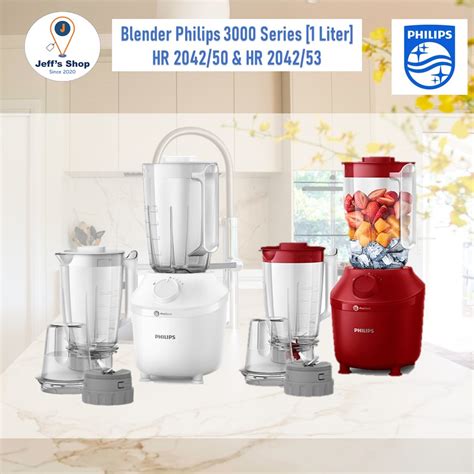 Harga Philips Blender 3000 Series HR2042 53 Kapasitas 1L CUANLY
