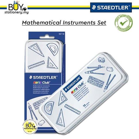 Staedtler Geometry Set Math Set 55710 Set Ruler Protractor Compass