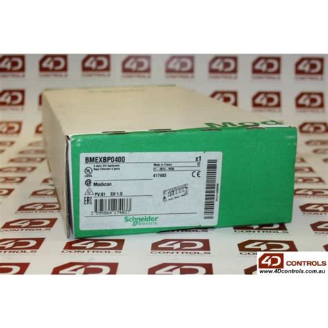 Schneider BMEXBP0400 BACKPLANE MODULE 4SLOT ETHERNET