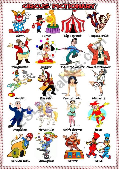 Pictionary Characters