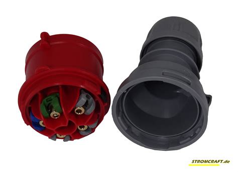 Cee Stecker 16a Ip44 Turbo Von Pce 015 6tt Schraublose Anschlusstechnik