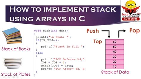 Implementation Of Stack Using Array In C Programming