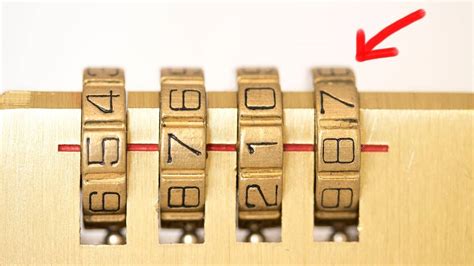 this is how you can crack a combination lock without using a