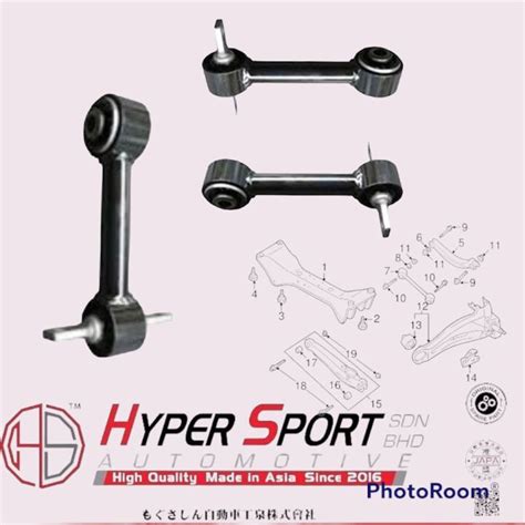 PROTON GEN2 PERSONA WAJA WIRA REAR SUSPENSION LINK UPPER ARM SHORT