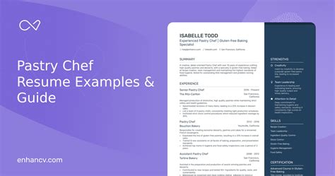 10 Pastry Chef Resume Examples And Guide For 2025