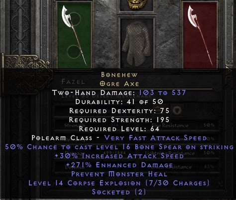 Bonehew Suggest Me What To Slot 2 P Skull R Diablo2