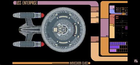 Ambassador Class Starship Layout Diagram