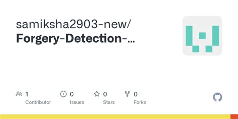 Github Samiksha2903 Newforgery Detection System