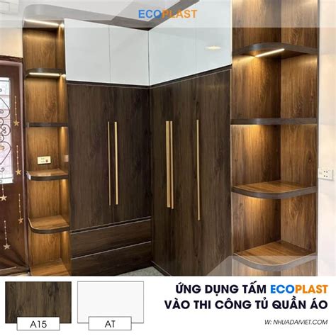 Tủ Quần Áo Ecoplast Tdv121 Tấm Nhựa Ecoplast