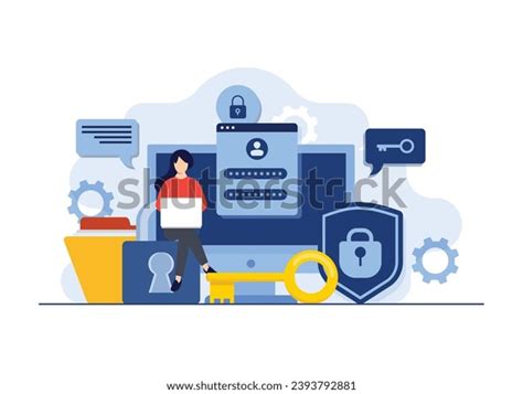 Cyber Security Personal Data Security Password Stock Vector Royalty Free 2393792881 Shutterstock