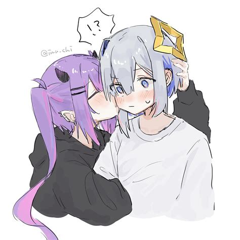 Devil X Angel Hololive Rwholesomeyuri