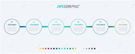 Circle Infographics Timeline Template With Options Info Chart Graphs Vector Info Chart