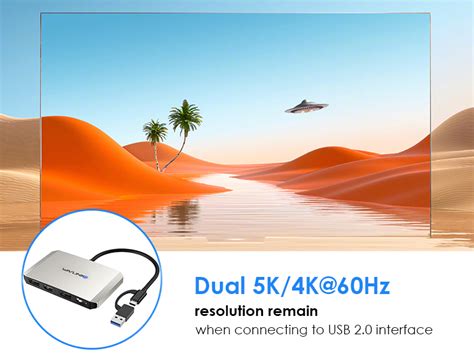 Wavlink Usb C And Usb 3 0 To Dual 4k Displayport Hdmi Adapter Displaylink Monitor