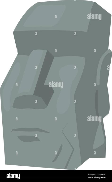 Moai Statue Design Stock Vector Image And Art Alamy