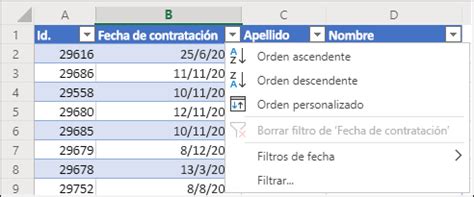 Funci N Ordenar En Excel C Mo Ejemplos Tutoriales De Excel Top