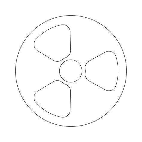 Radiation Icon Vector 21955789 Vector Art At Vecteezy