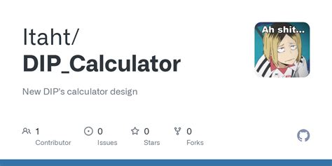 GitHub Itaht DIP Calculator New DIP S Calculator Design