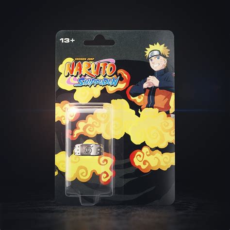 Mister Naruto™ Hidden Leaf Village Headband Ring Mstr 283d82 Black