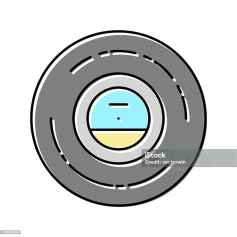 듣기를위한 비닐 음악 색상 아이콘 벡터 일러스트 레이 션 Mp3 플레이어에 대한 스톡 벡터 아트 및 기타 이미지 Mp3