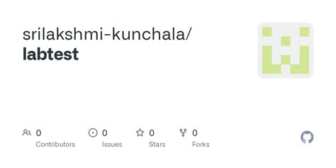Github Srilakshmi Kunchalalabtest