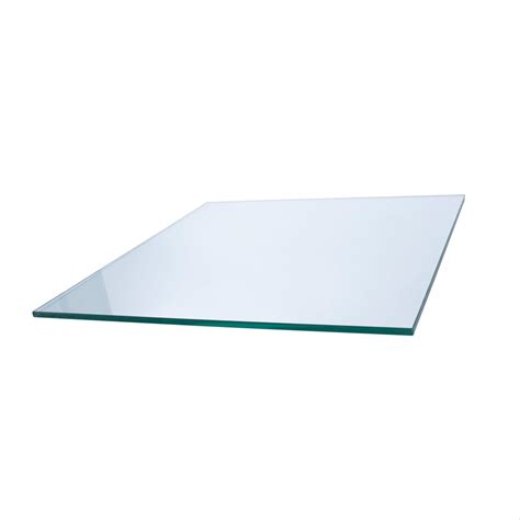 38 Square Clear Glass Table Tops