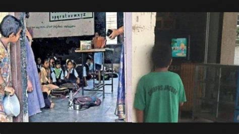 FOTO-foto Bocah Mengharukan Dunia: Ngintip Anak Orang Kaya Sekolah & Nonton TV Tetangga dari ...