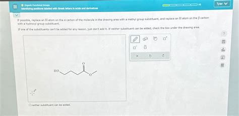 Answered If Possible Replace An H Atom On The A Bartleby