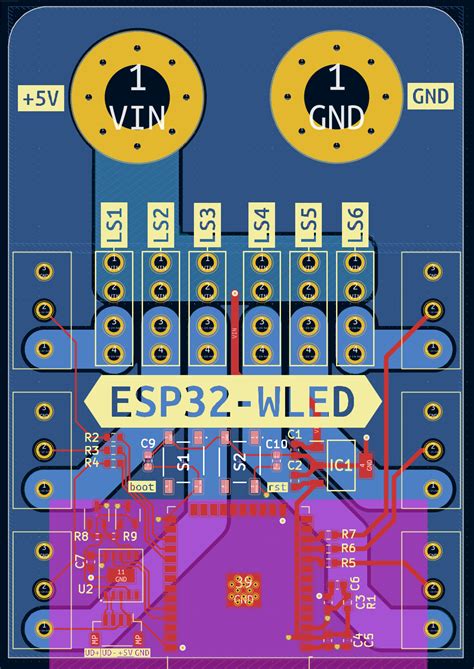 Review Request Esp32 Wled Board Rprintedcircuitboard Review Request Esp32 Wled Board Rprintedcircuitboard