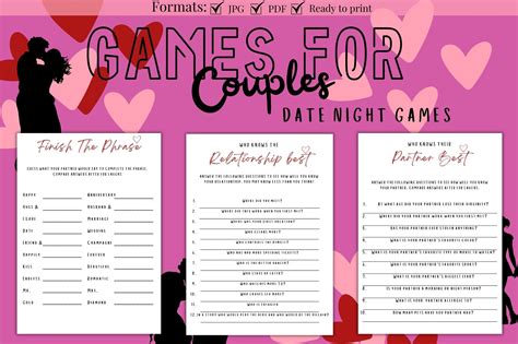 Games For Couples Date Night Games Graphic By Kkdigitalprints