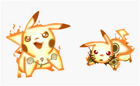 Sage Mode Pikachu Naruto Hd Png Download Kindpng