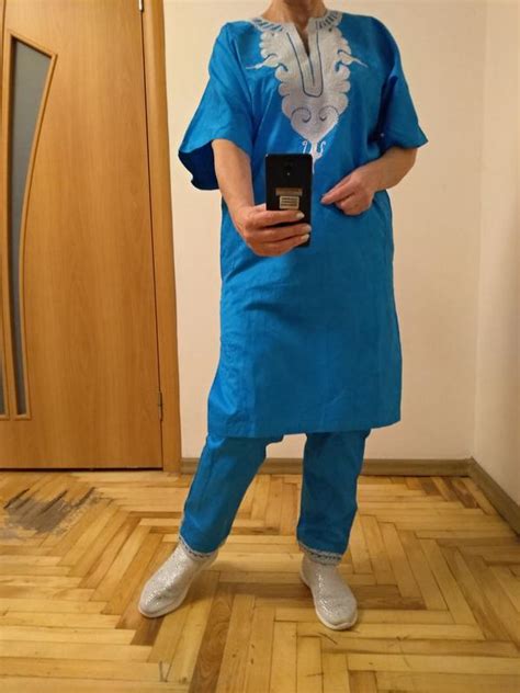 Яскравий чудовий комплект плаття та штани індійське вбрання — ціна 260 грн у каталозі Костюми