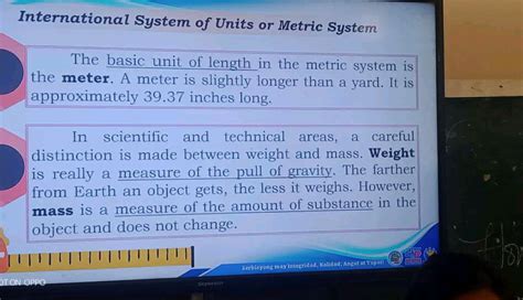International System Of Units Or Metric Studyx