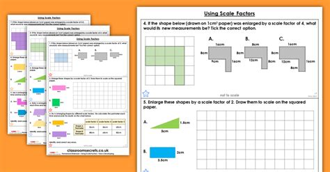 Year 6 Using Scale Factors Lesson Classroom Secrets Classroom Secrets