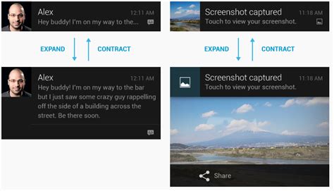 Status Bar Notification Expanding Notification Message