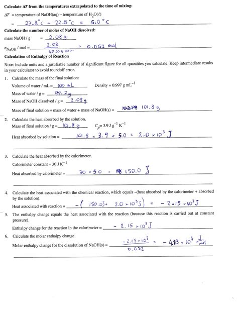 Solved Hi I Have A Problem With Enthalpy Problem I Have