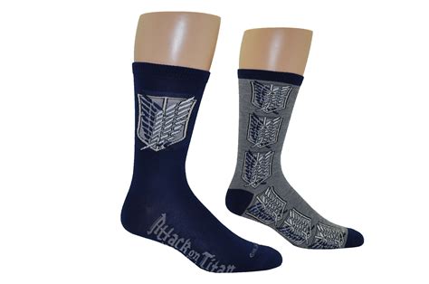 Scout Regiment Emblem Unisex Crew Cut Socks 2 Pack