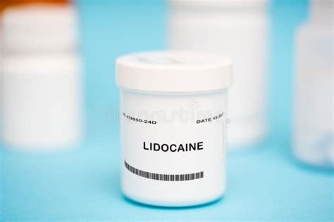 Lidocaine Medication In Plastic Vial Stock Image Image Of Numb Cream