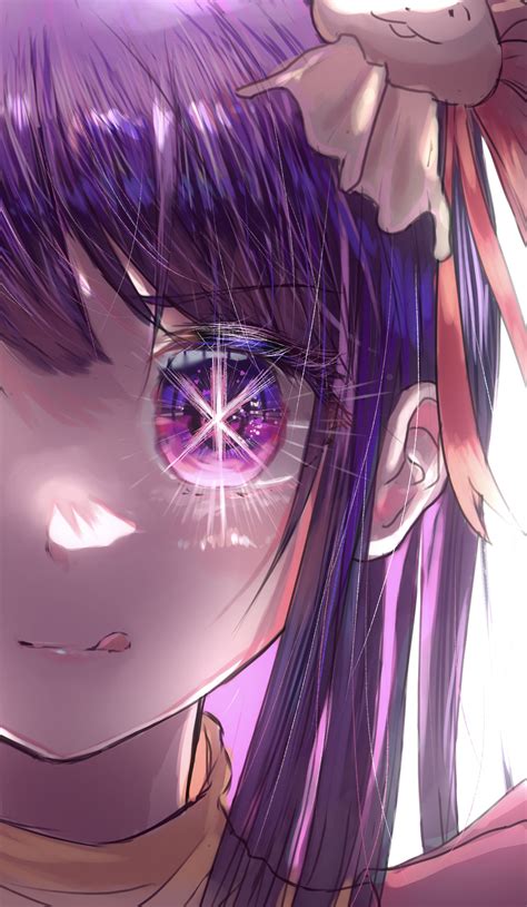 Oshi No Ko Hoshino Ai Tongue Out Star Eyes Portrait Display Hd