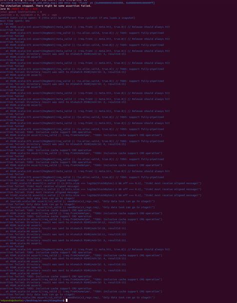 Emu Failed Issue 1510 OpenXiangShan XiangShan GitHub