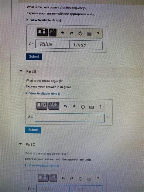 Solved A Series Rlc Circuit Consists Of A 80 12 Resistor A