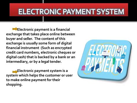 E Payment Ppt Presentation Pptx