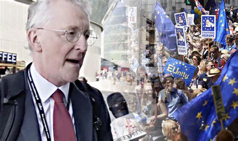 Brexit News Hilary Benn Dismantles Calls For Second Vote Hard To